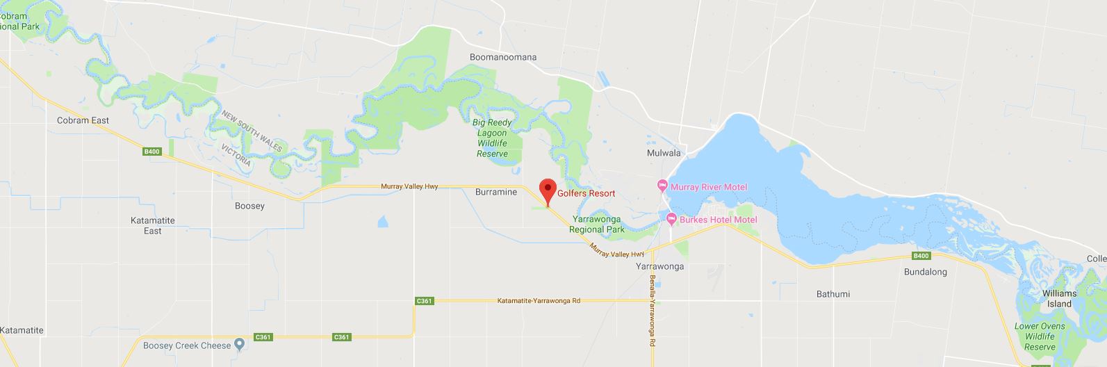 Location - Airtree Resort Yarrawonga